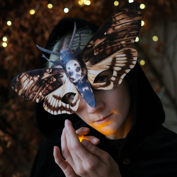 'Death's-Head' Hawkmoth Mask - Moth & Myth