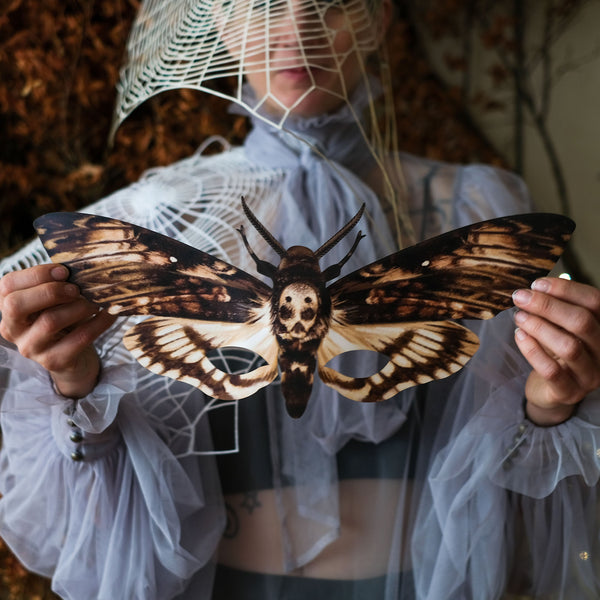 'Death's-Head' Hawkmoth Mask - Moth & Myth