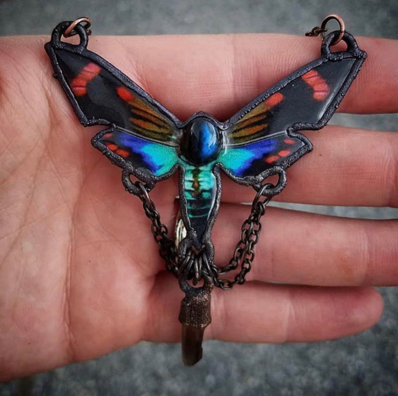 Paper Spanish Moon Moth Set - 'Jade' - Moth & Myth